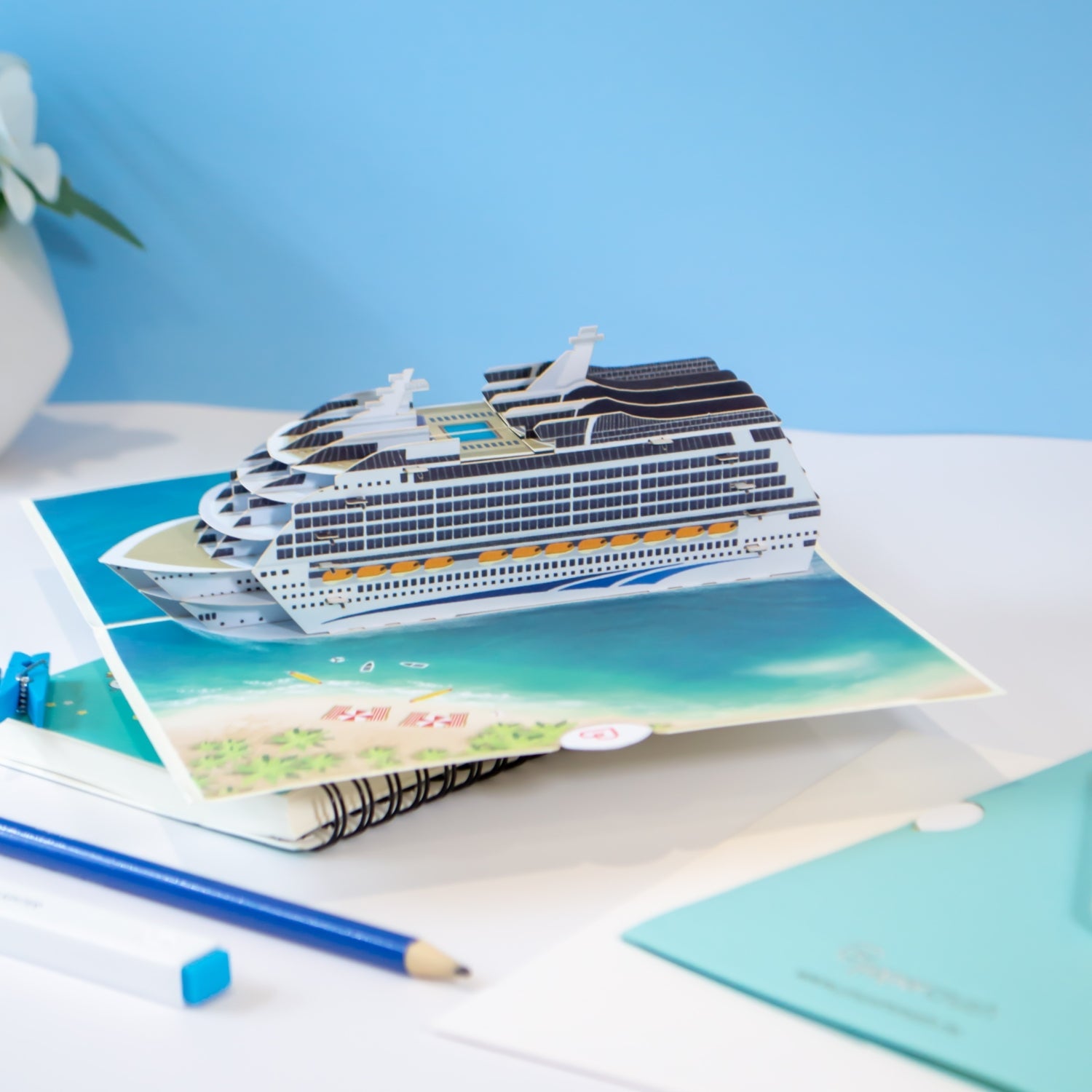 Carte pop-up pour bateau de croisière | Cadeau d'argent pour une ...